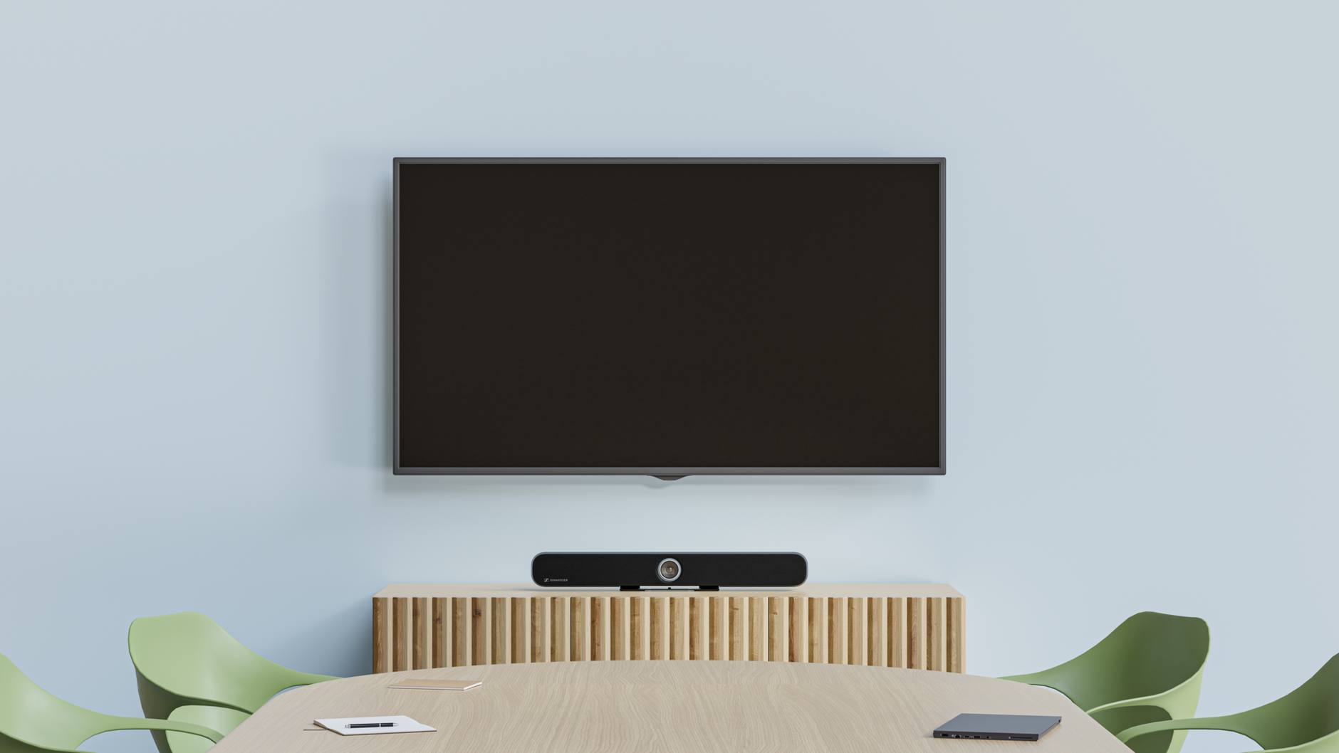 Prize-Winning All-in-One Audio and Video Bar for Conferences