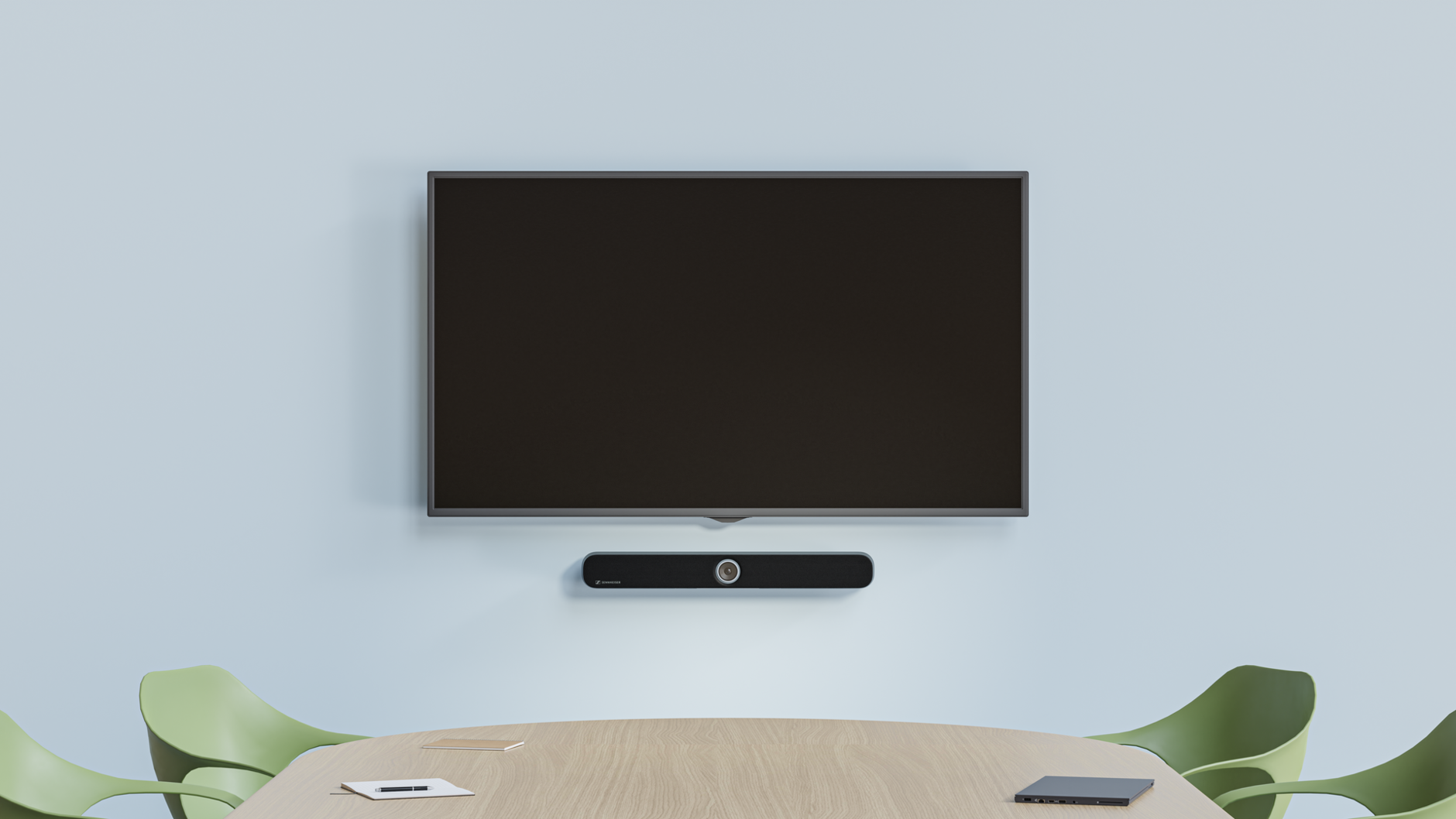 Prize-Winning All-in-One Audio and Video Bar for Conferences